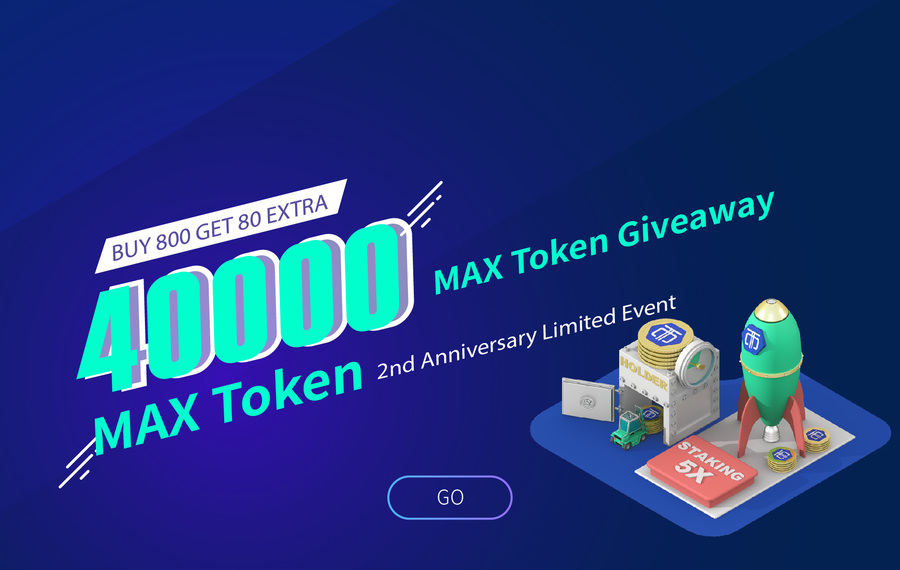 MAX Token 2nd Anniversary, MAX Token Giveaway