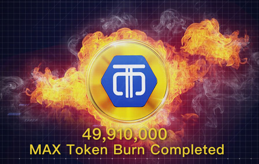 MAX Token burnt has completed